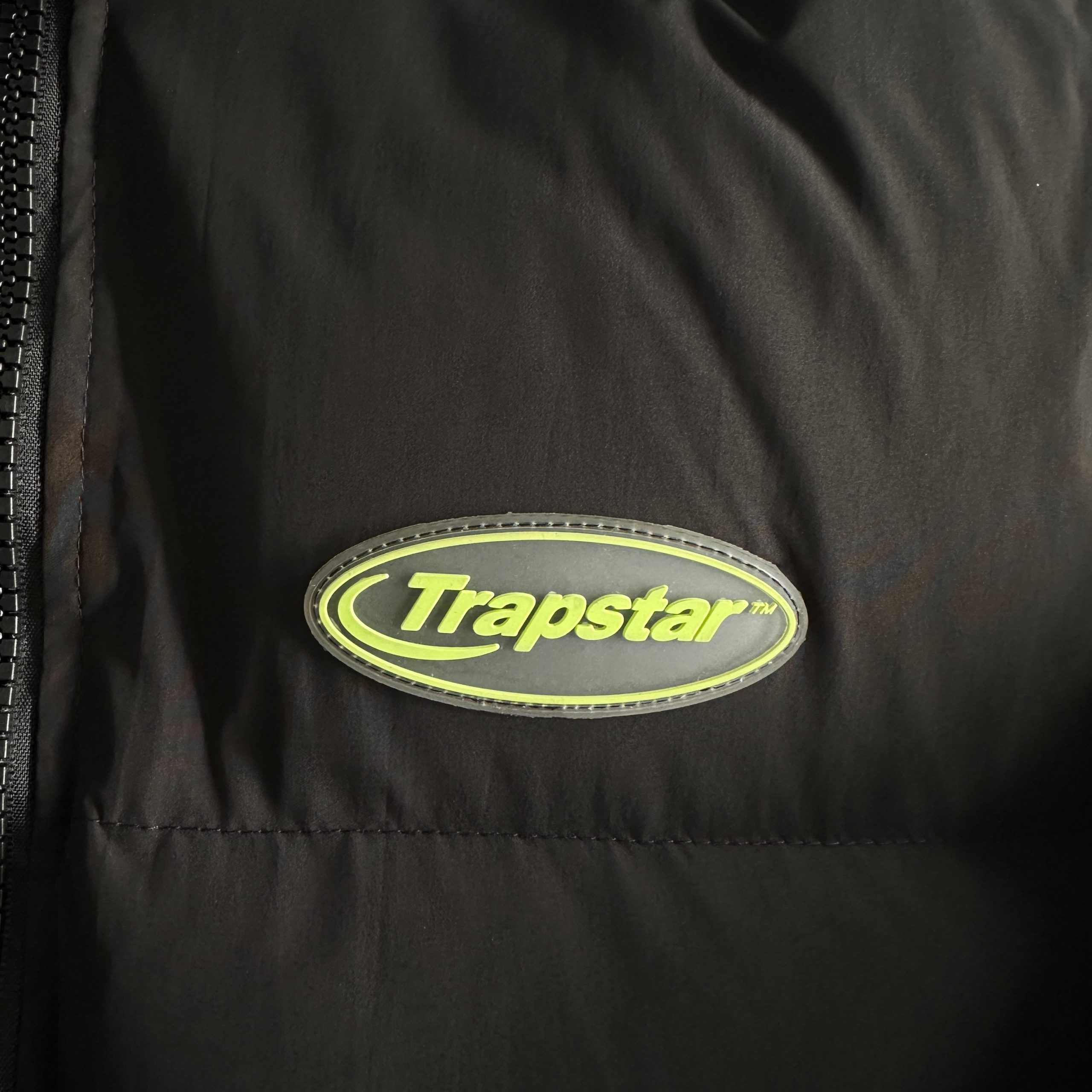 Trapstar hyperdrive detachable hooded puffer jackst-fluorescent green ...