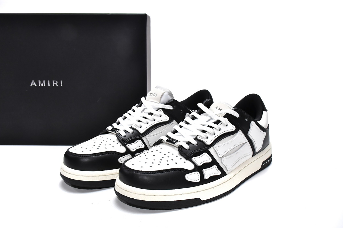 Amiri Skeleton Low Black / White - Urban Sneakers