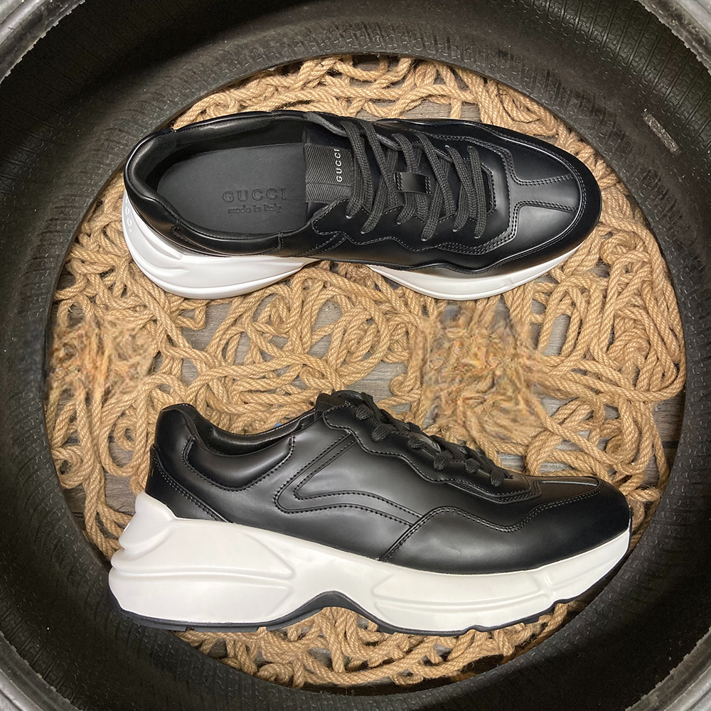 Gucci Rython Black White - Urban Sneakers