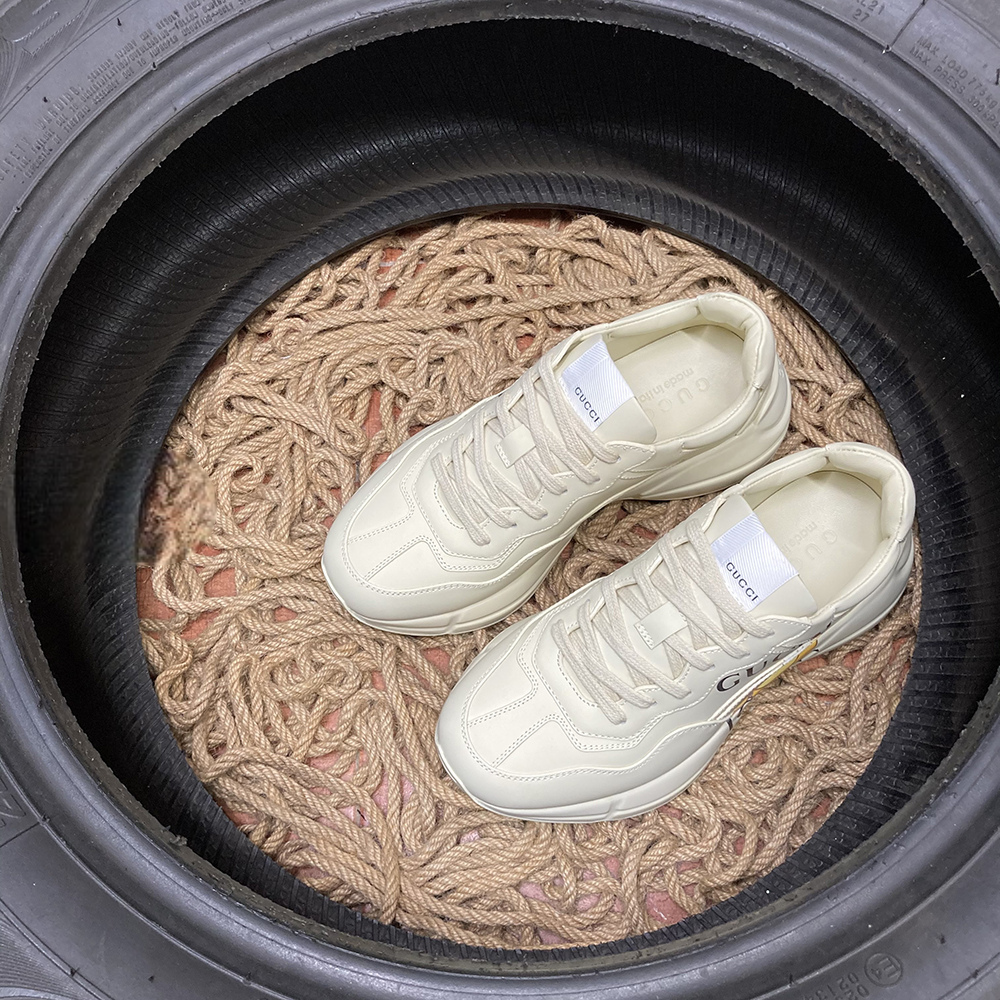 Gucci Rython White Logo - Urban Sneakers